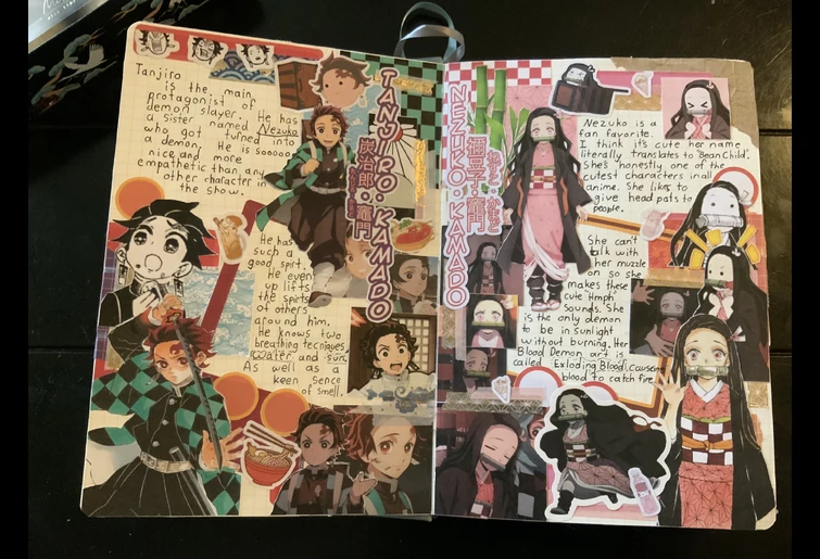 I did some Kimetsu no Yaiba Anime Journaling | Fandom