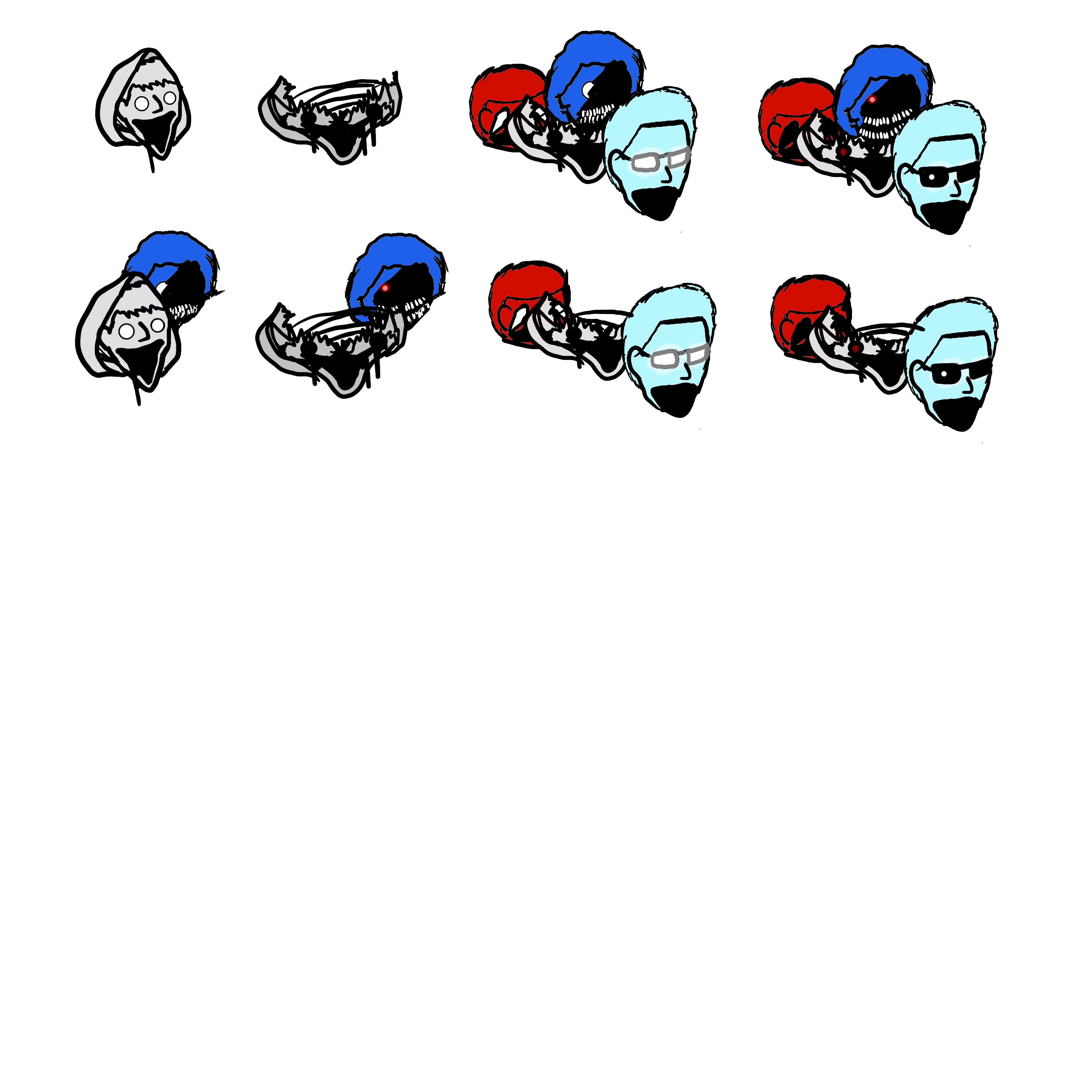 some darkness takeover reskin icons i made way earlier (few weeks ago ...