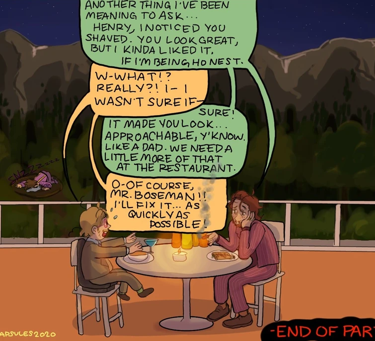 i feel like this entire part was just henry and boseman going on a date ...