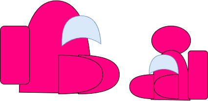 pink and mini crewmate love | Fandom