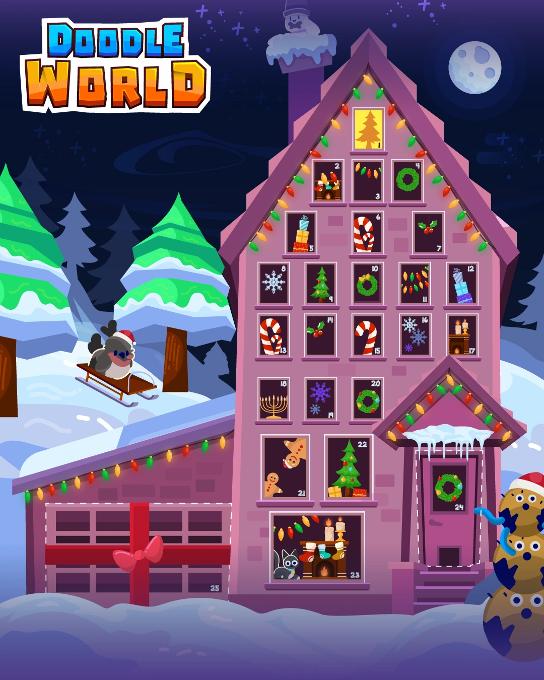 offical doodle world calender | Fandom