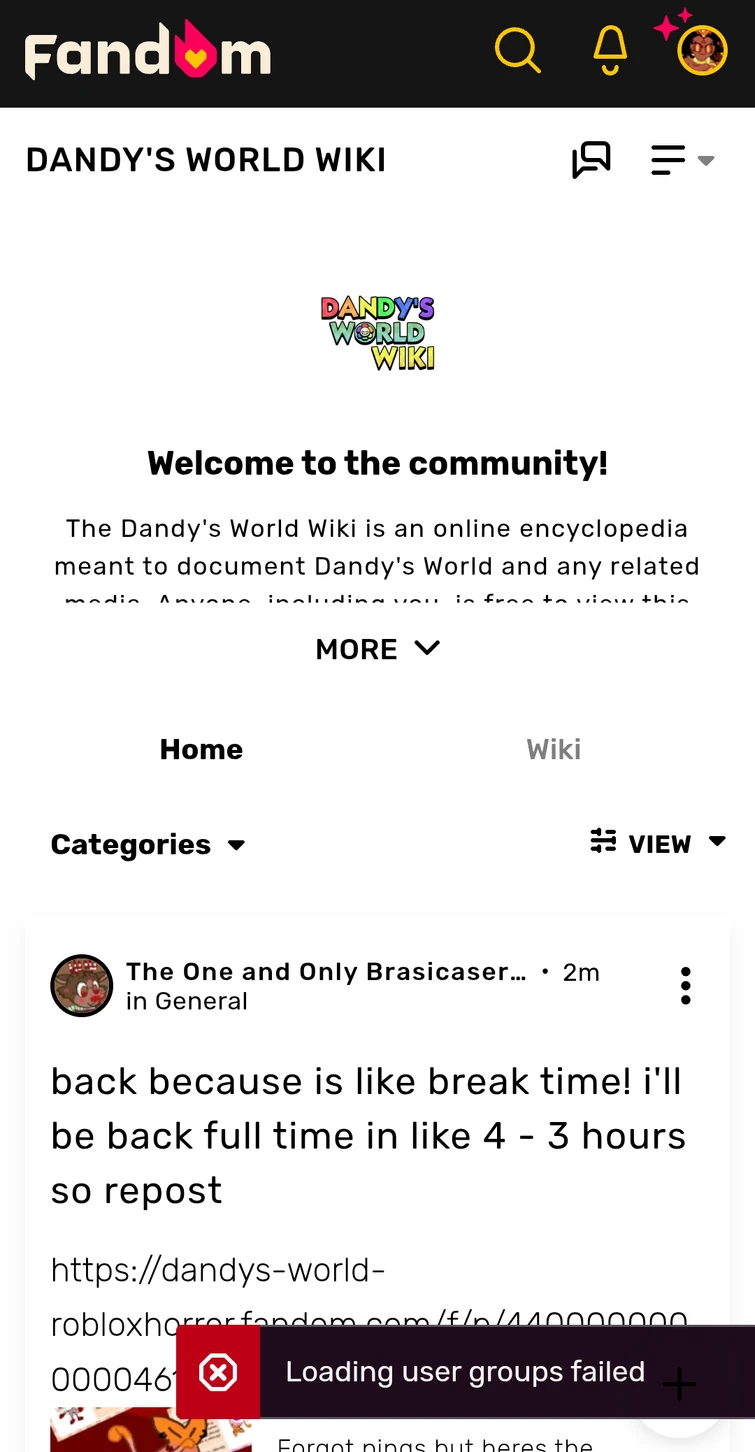 does Fandom tweak out like this for anybody else or is it just me | Fandom
