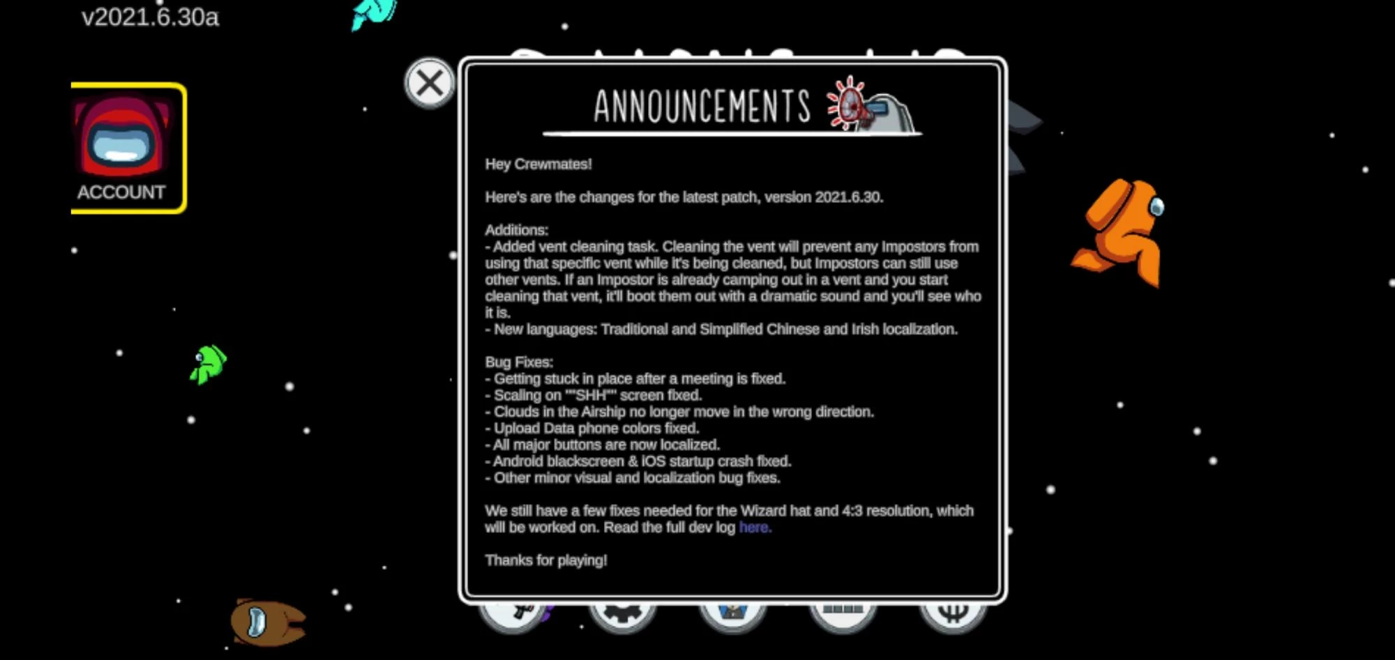 New Among Us Update | Fandom