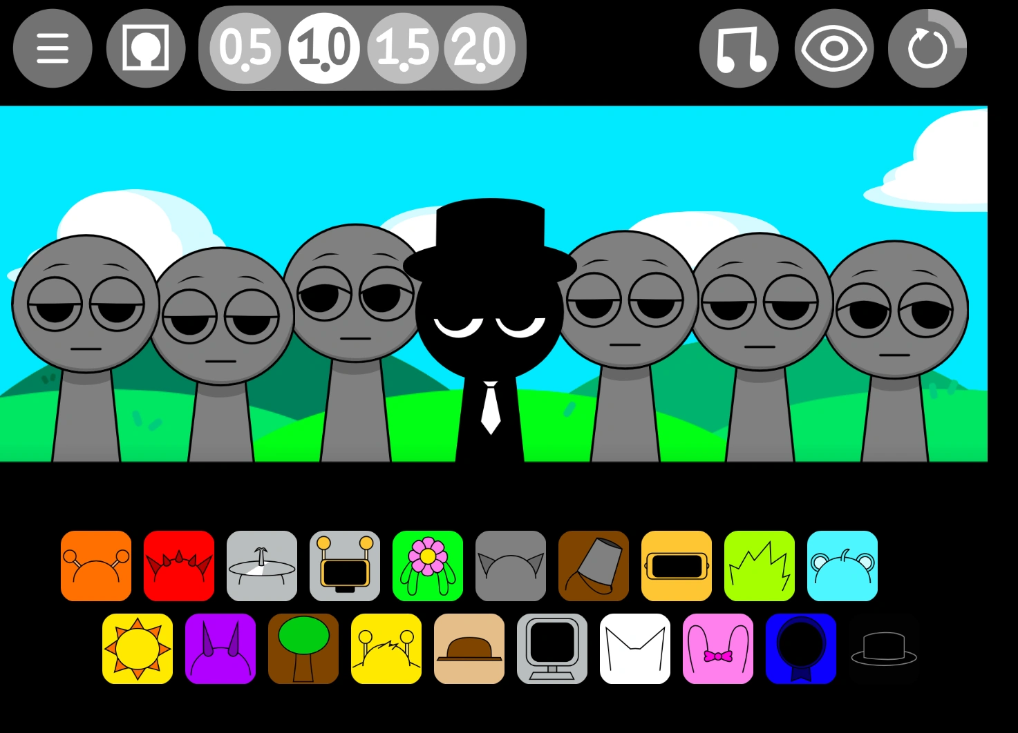 Black (in non-canon apperance) in Sprunki Modded | Fandom