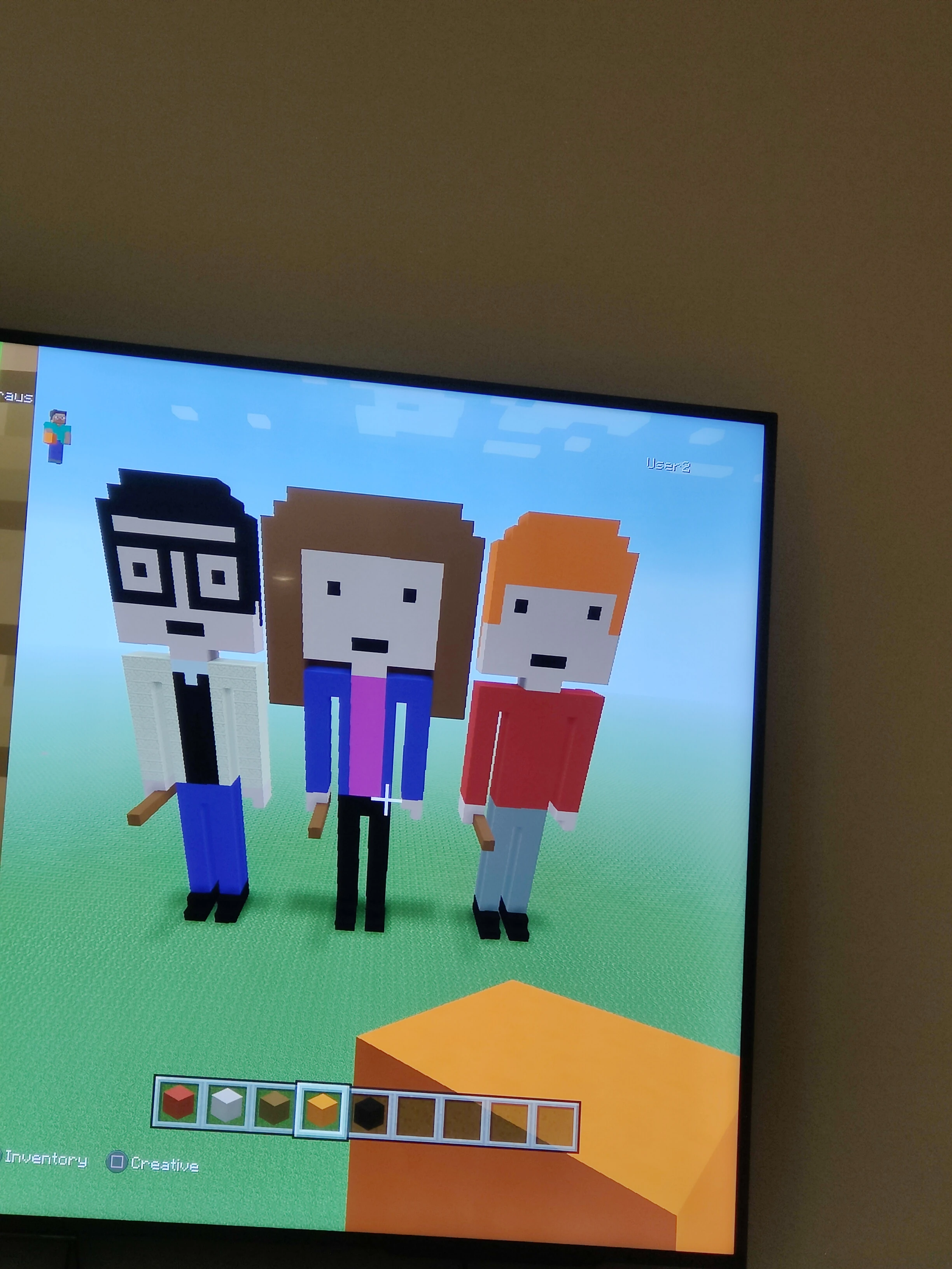 I built the 3 main characters on Minecraft | Fandom