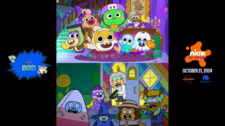 Baby Shark's Big Show! × Bossy Bear - Nick or Treat 2024 Idea🎃 | Fandom