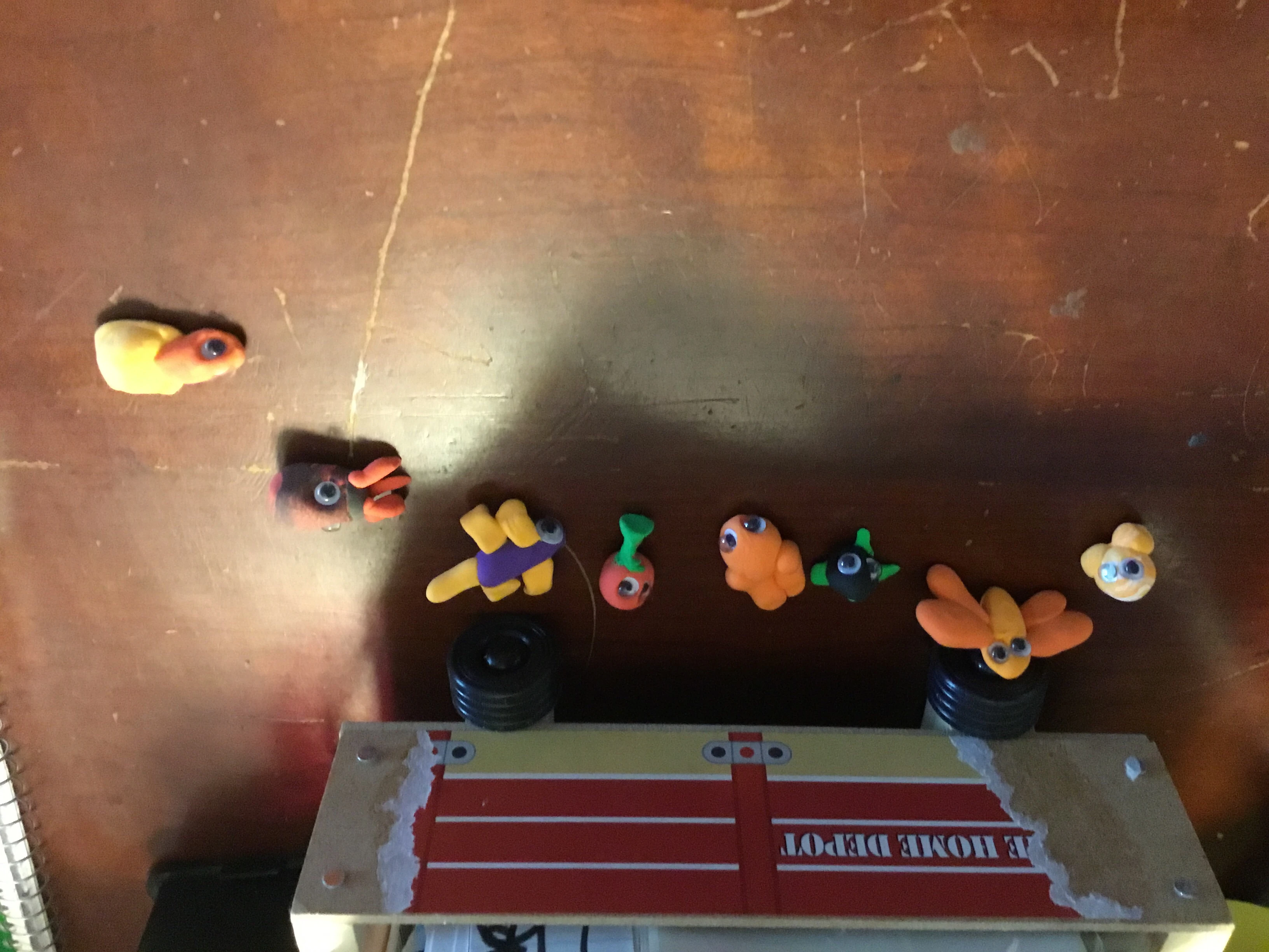 Clay Bugsnax 3: Cheepoof, Caramel Poptick, Black Razzby, Cheery ...