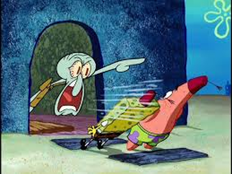squidward yell | Fandom