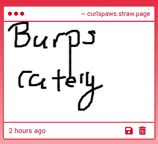 the good handwriting is making this even funnier to me for some reason ...