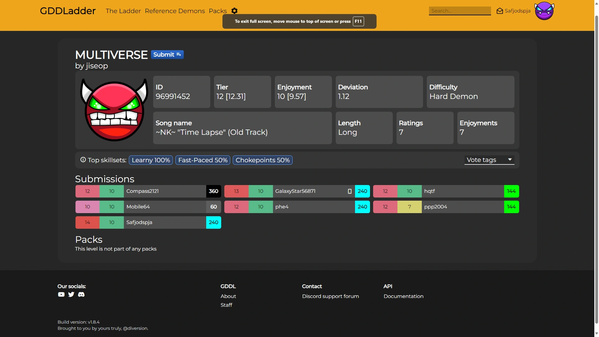 if you exclude the person who rated this tier 7, this level would have ...
