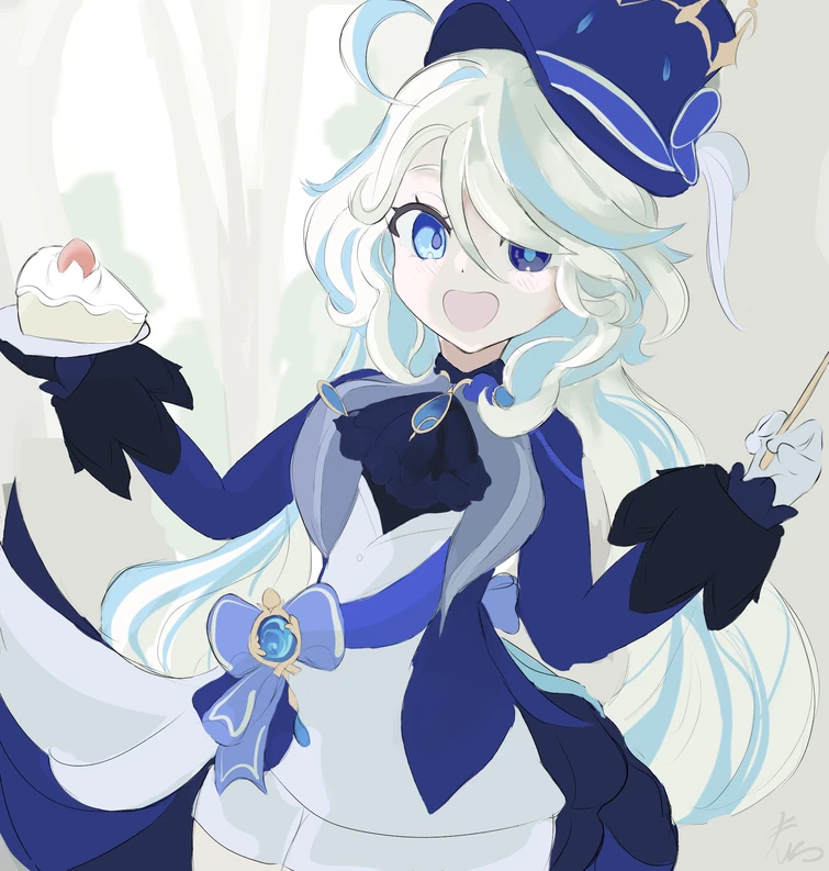 “Mmmm~ Why, this is splendidly delicious! Eh? You say you made it ...