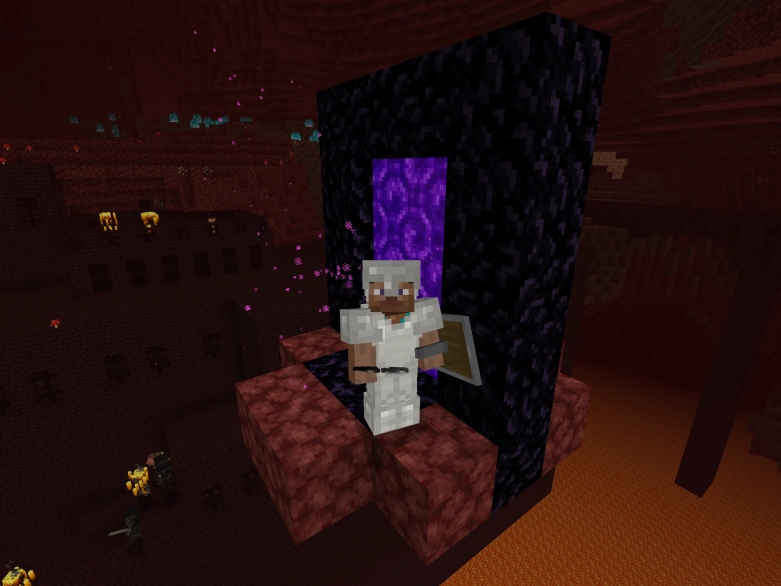 I don't know if this is the luckiest nether spawn ever or the worst ...