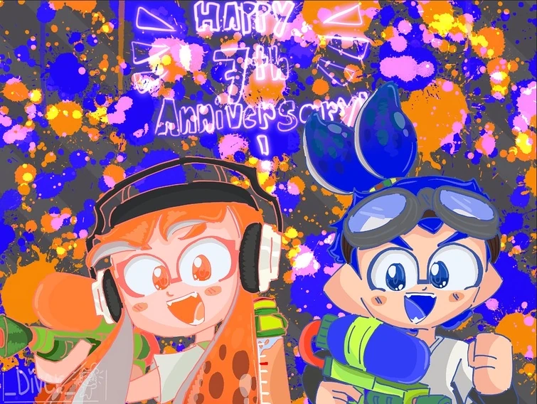 SPLATOON 7TH ANNIVERSARY :DD !! | Fandom