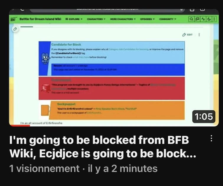 Ecjdcje, You are going to blocked from the wiki | Fandom