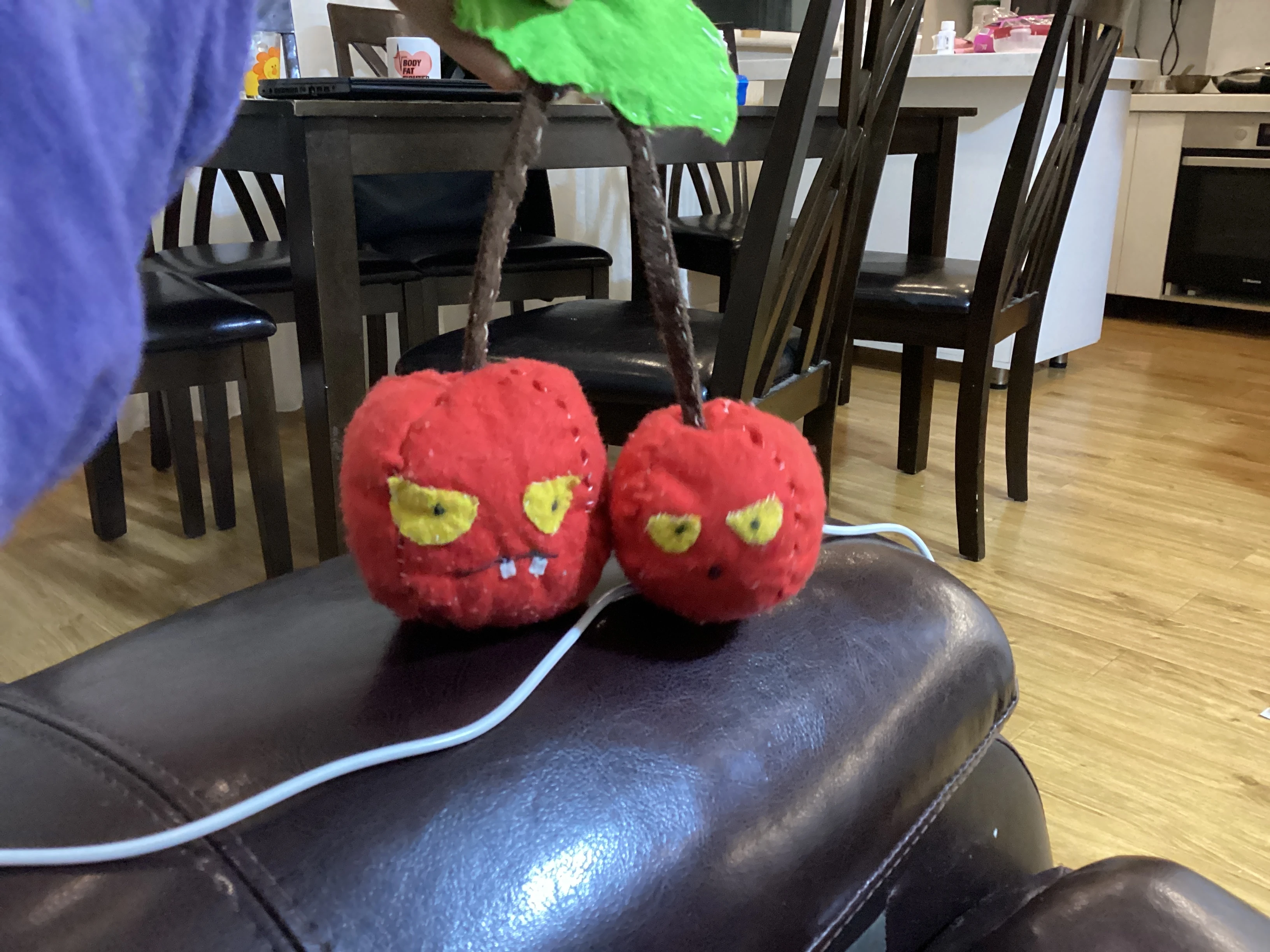 My custom cherry bomb plushie | Fandom
