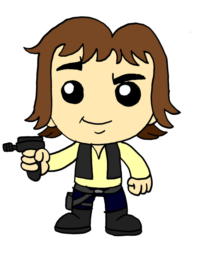 My drawing of Han Solo | Fandom