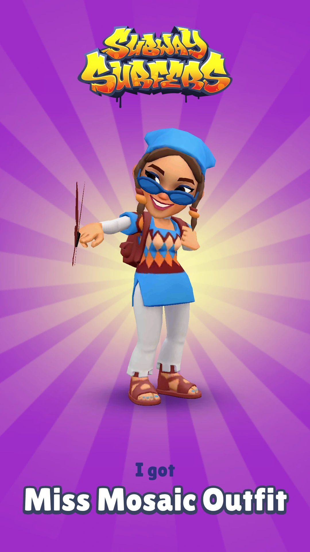 Miss Mosaic Outfit unlocked | Fandom