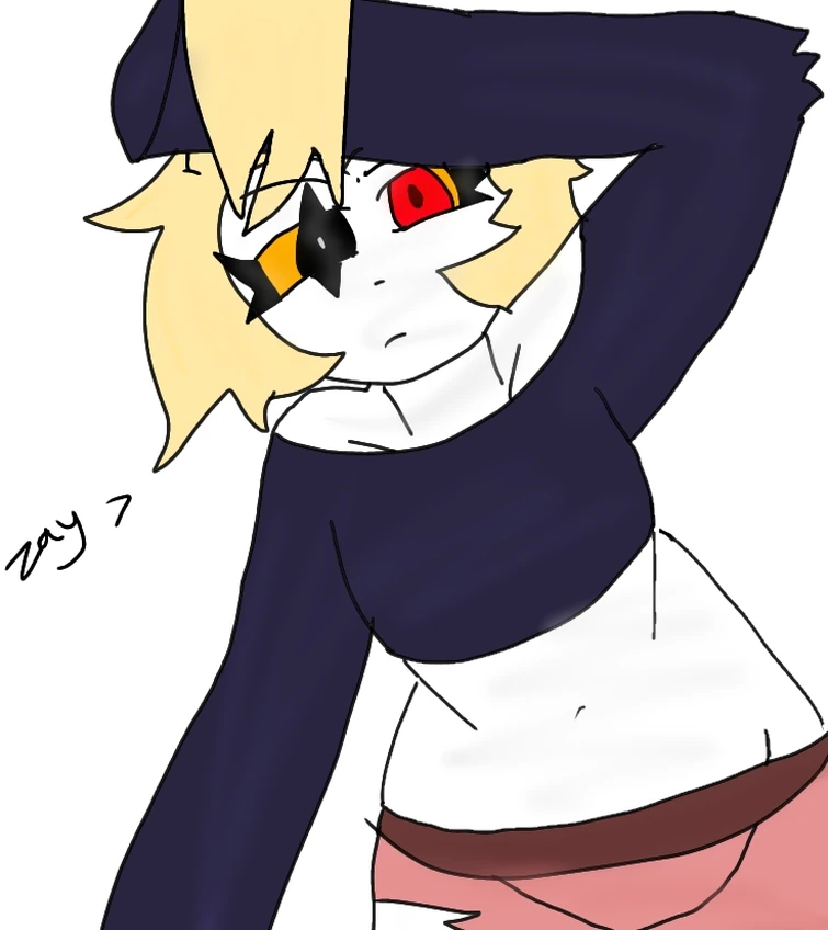 Zay (Without her hair covering her left (?) Eye | Fandom