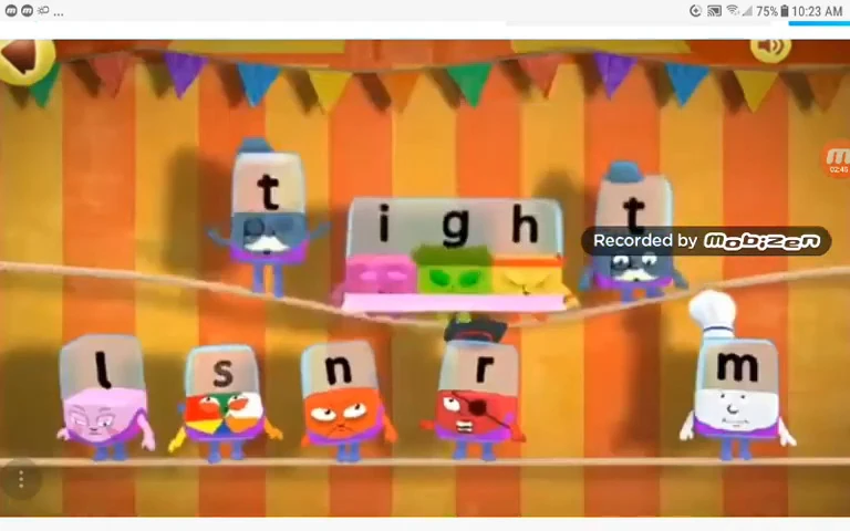 "Tight" scene in the Alphablocks Game | Fandom