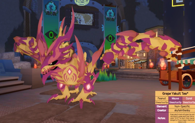 Grape Yakult Tea themed Drath | Fandom