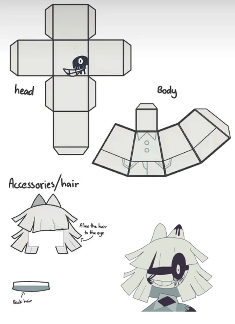 Claire.SYS papercraft | Fandom