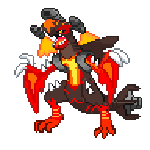 Sprite recoloring of garchomp | Fandom