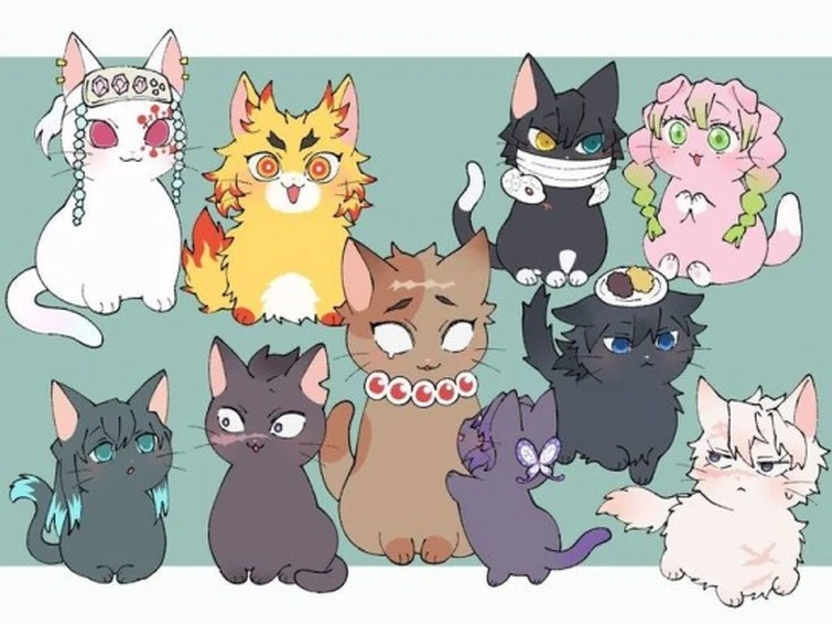 hashira as cats | Fandom