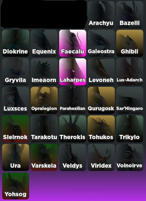 LF/Missing these species, click/tap for full image. | Fandom