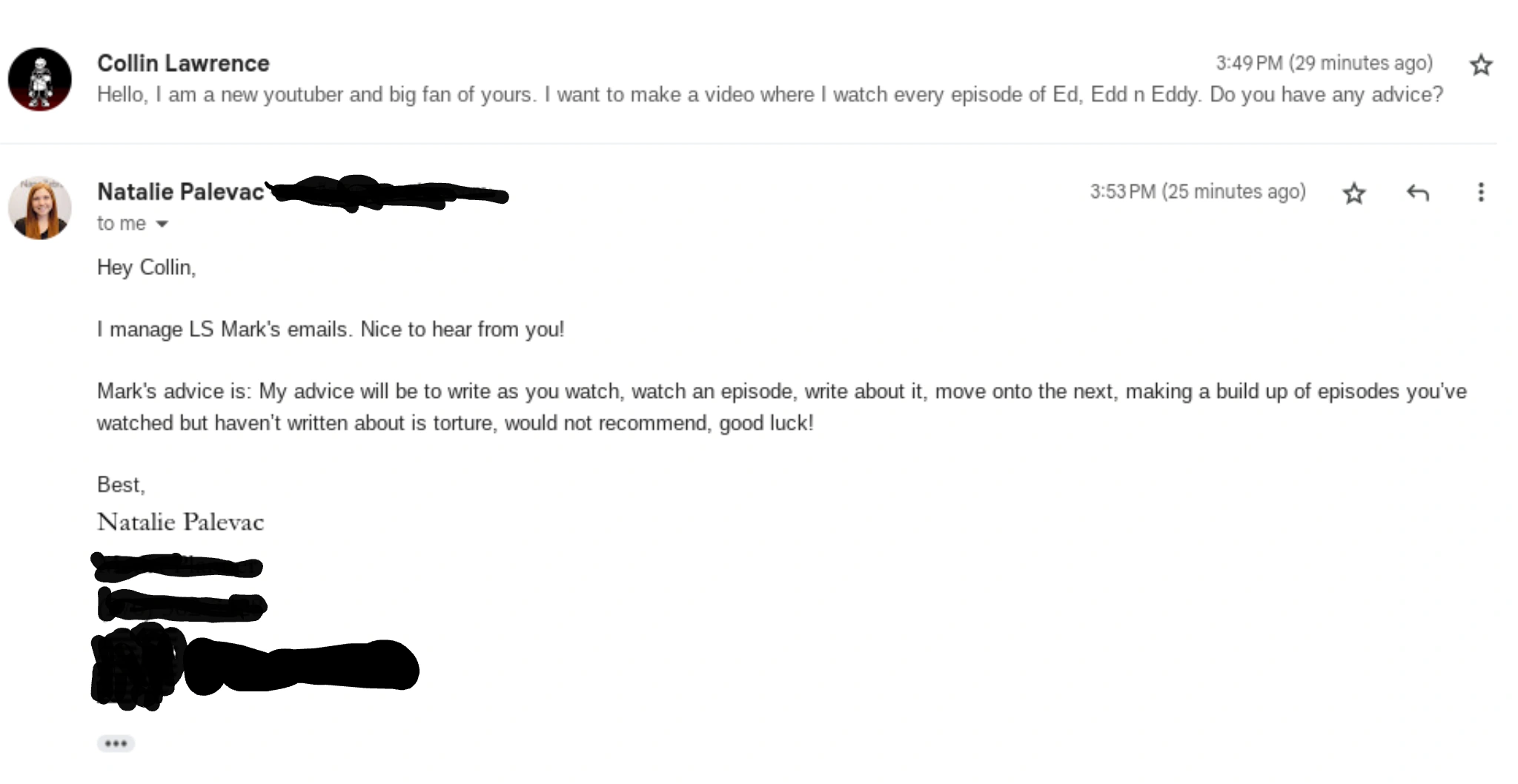 I got a email from LS Mark, Kind of. | Fandom