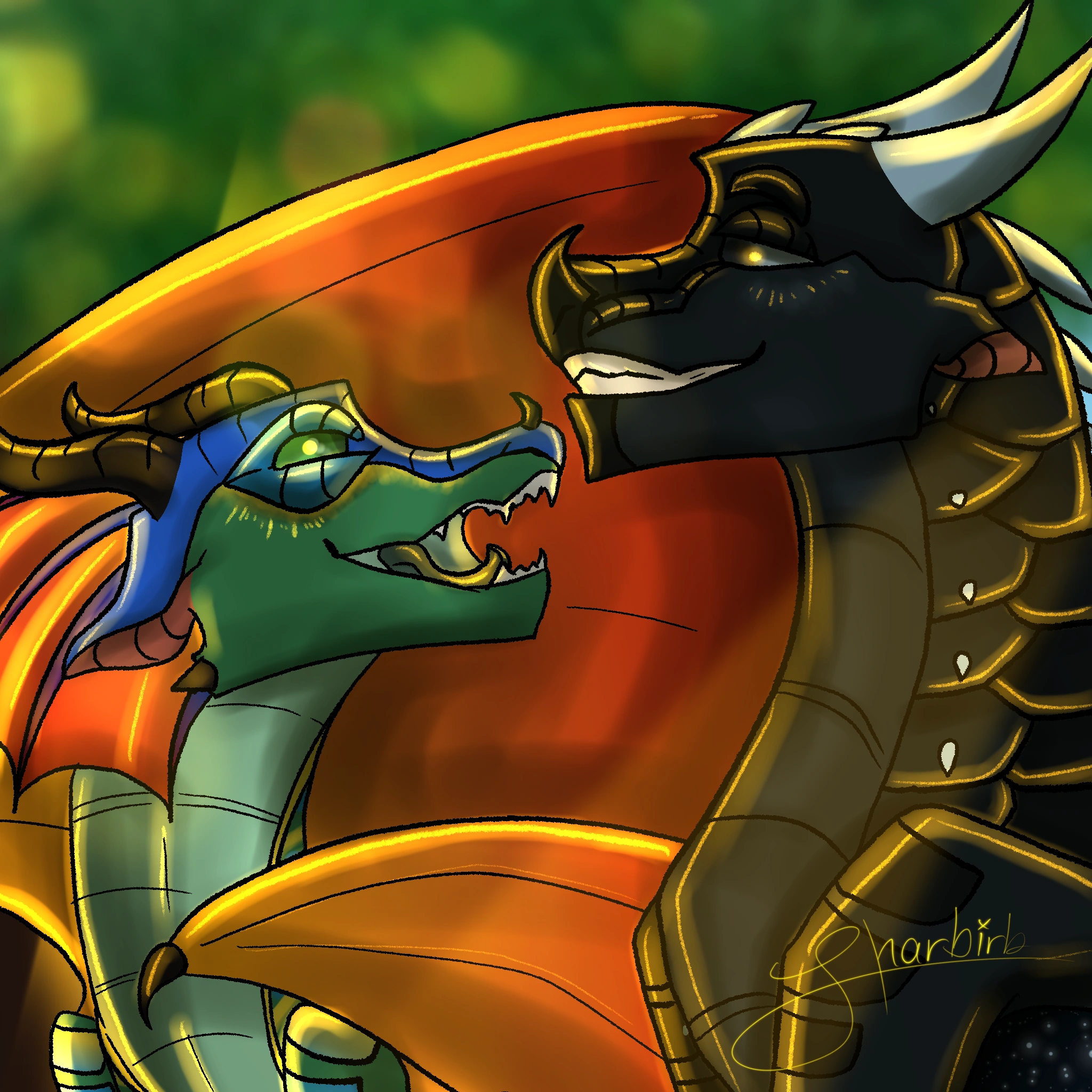 Day 8 of Drawing Dragons - Glory & Deathbringer! | Fandom