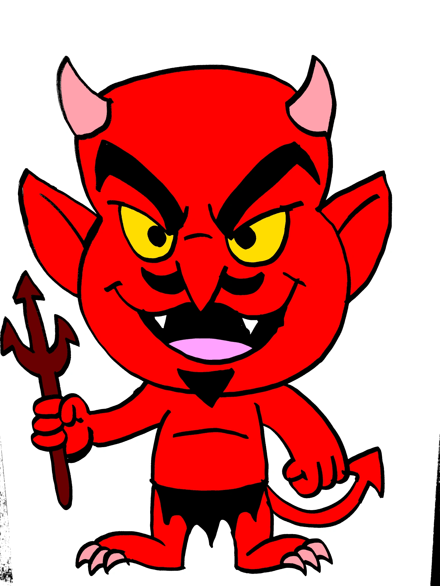 My drawing of a Halloween devil | Fandom