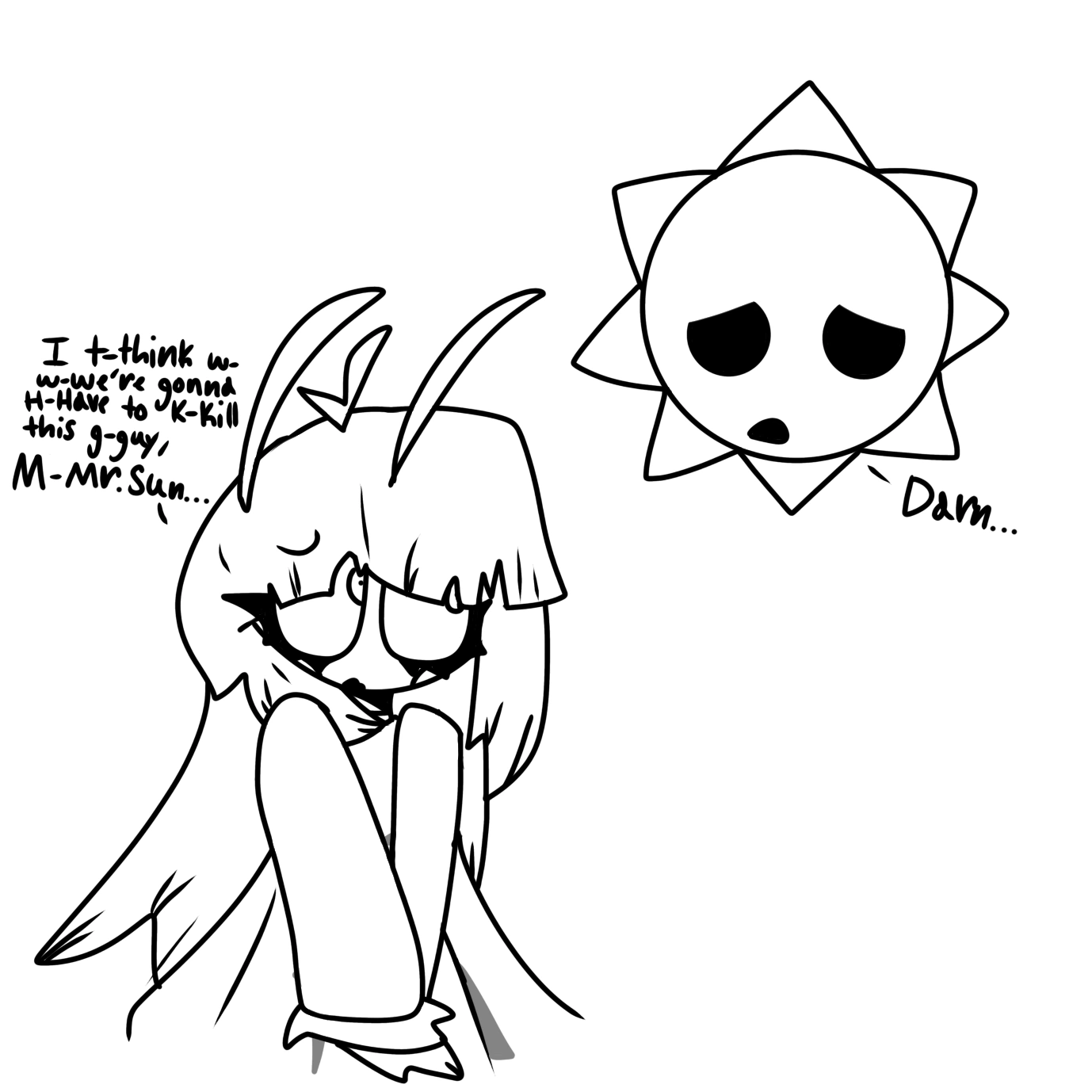 Drawing my two different comfort characters in this meme | Fandom
