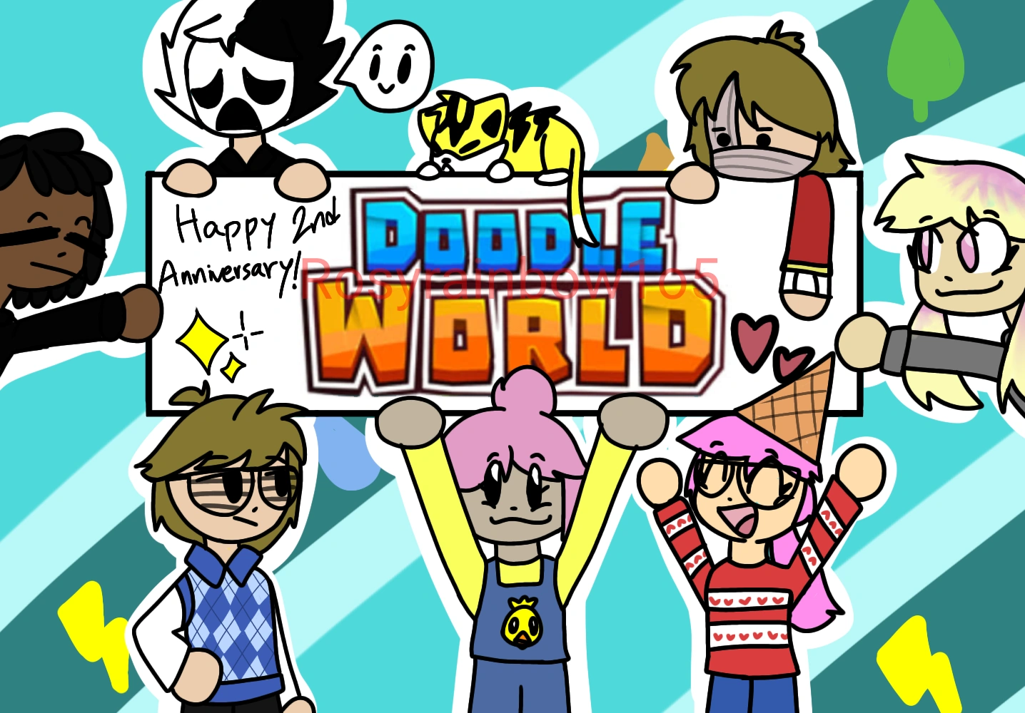 Happy late 2nd Anniversary Doodle World! | Fandom