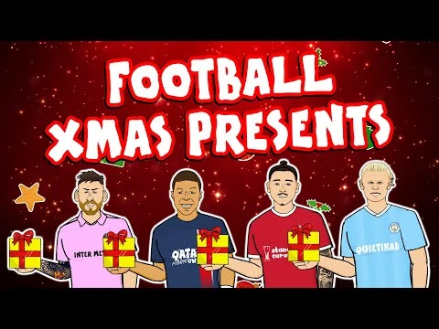 🎁Football Secret Santa🎁 Christmas 2023 Feat Messi Mbappe Nunez Ronaldo ...