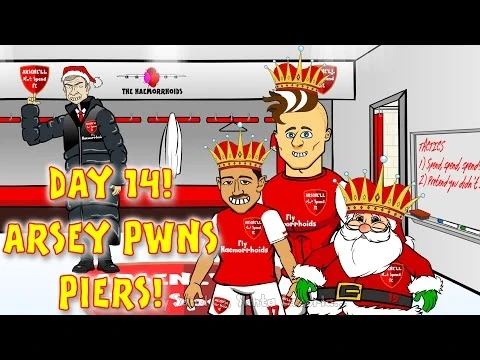⚽️ARSENAL vs NEWCASTLE 4-1⚽️ Arsene Wenger PWNS Piers Morgan! (Day 14 ...