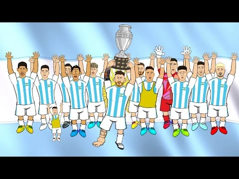 MESSI WINS COPA AMERICA 2024🏆 (Argentina vs Colombia Ankle Final Goals ...