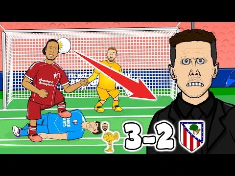 VAN DIJK WINNER! SIMEONE FIGHTS A FAN😠 Liverpool vs Atletico Madrid 3-2 ...