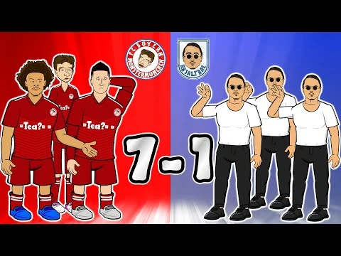 7-1! Bayern Munich vs RB Salzburg (Champions League Goals Highlights 22 ...