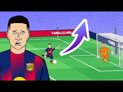LEWANDOWSKI PENALTY MISS😂 FC Barcelona 3-1 Atletico Madrid Highlights ...