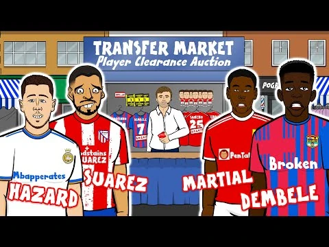 💰Transfer Market -2!💰 Feat. Dembele Suarez Hazard Martial Bergwijn ...