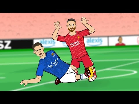 LEG-BREAKER😱 Tarkowski vs Mac Allister! (Liverpool 1-0 Everton Goals ...