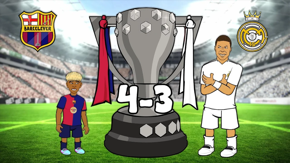 4-3! FC Barcelona vs Real Madrid🔥 (El Clasico 2025 Goals Highlights ...