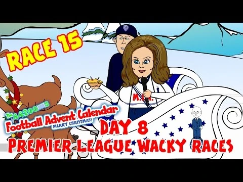 RACE 15 Premier League Wacky Races (Newcastle 2-0 Liverpool) Day 8 ...