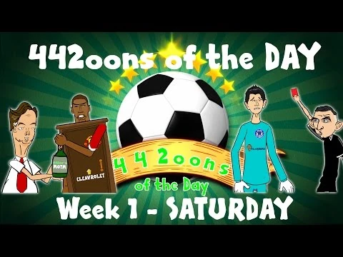 442oons of the Day Week 1 Saturday! (Courtois Red Card Leicester 4-2 ...