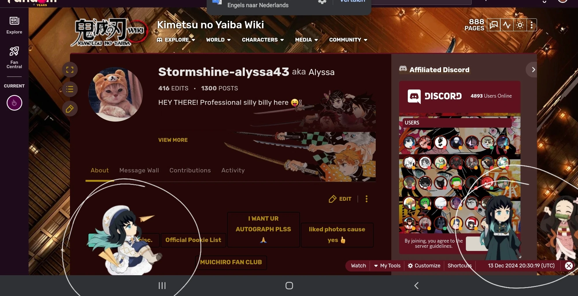 GUYS I WANT TO ADD THOSE PICS OF CHARACTERS WHEN U CLICK ON SOMEONES ...