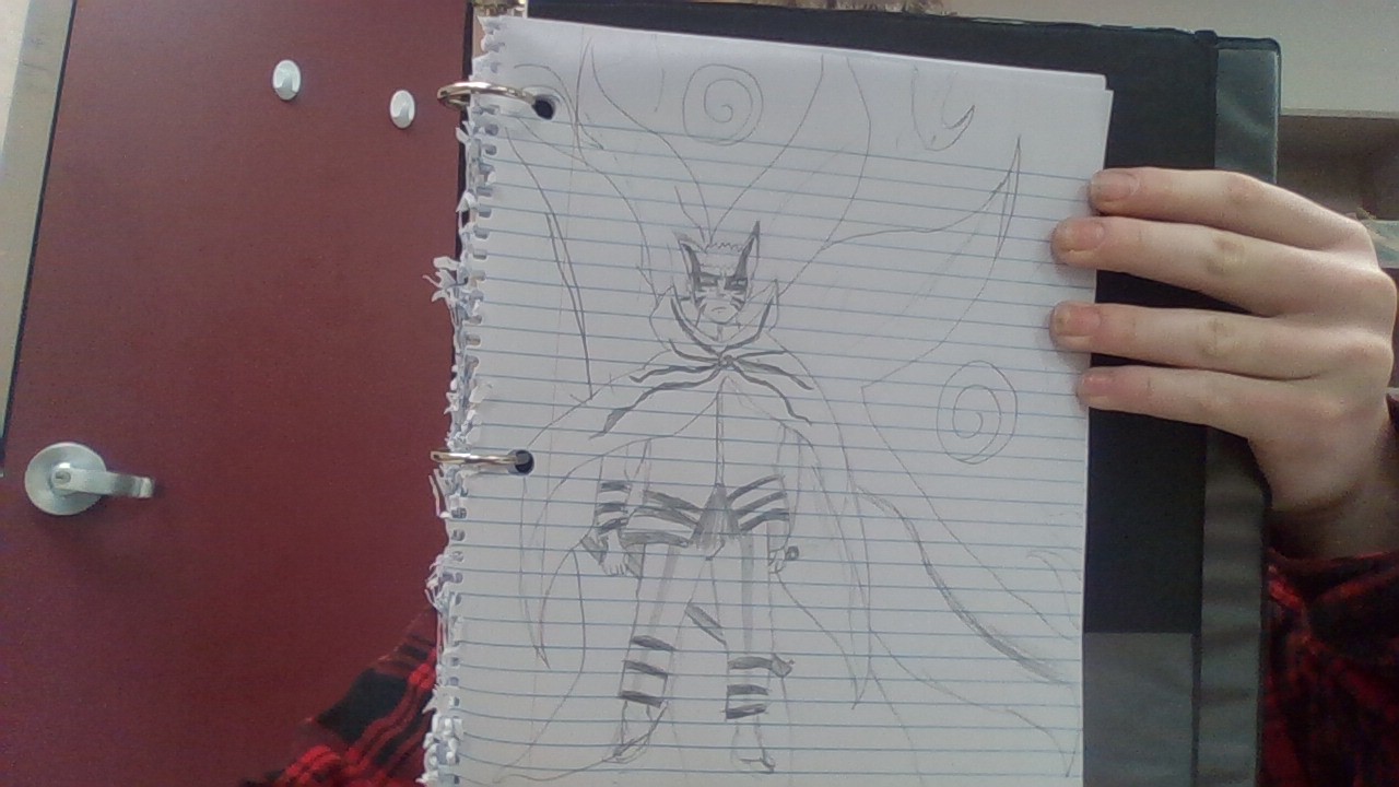 This Is My Sketch Of Naruto Bayron Mode Please Rate 110 Fandom