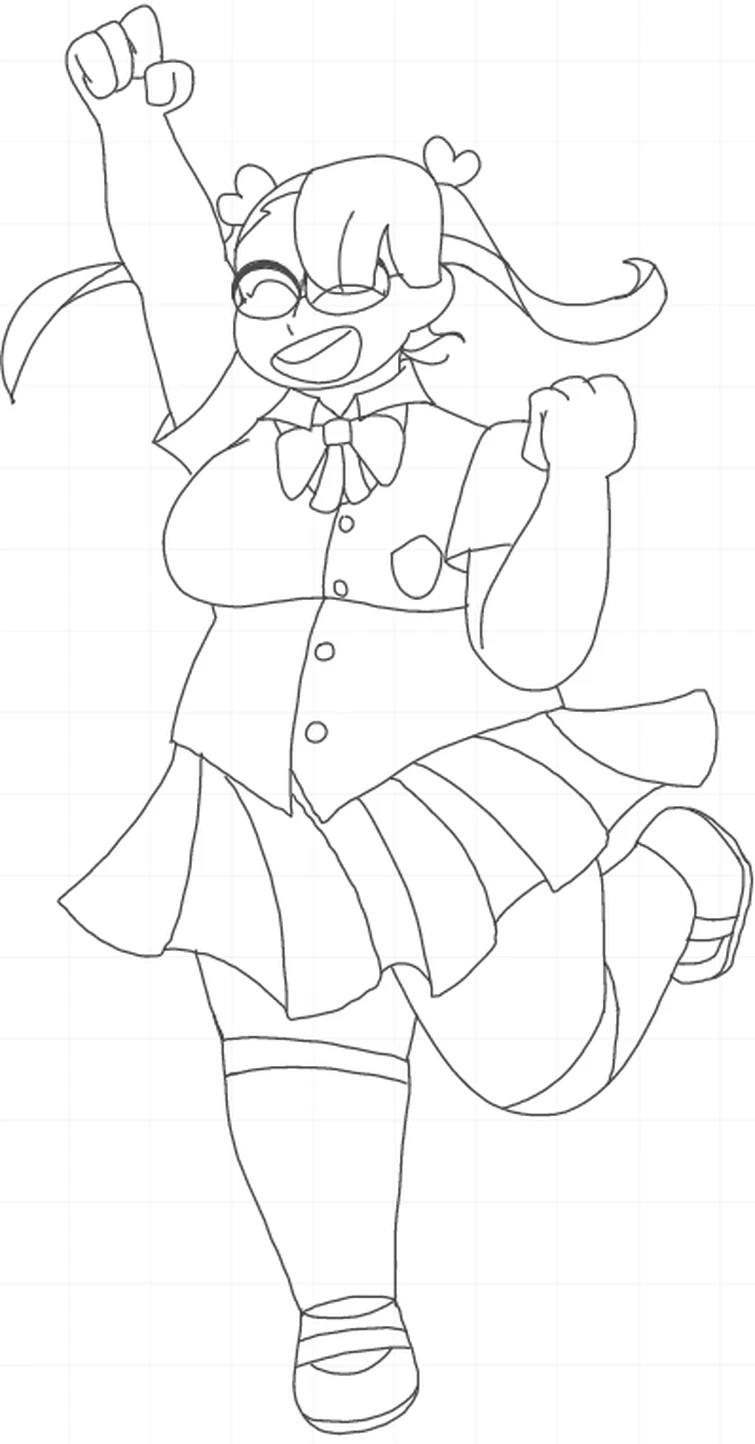 decided to draw Nikuko from Please Tell Me! Galko-Chan | Fandom