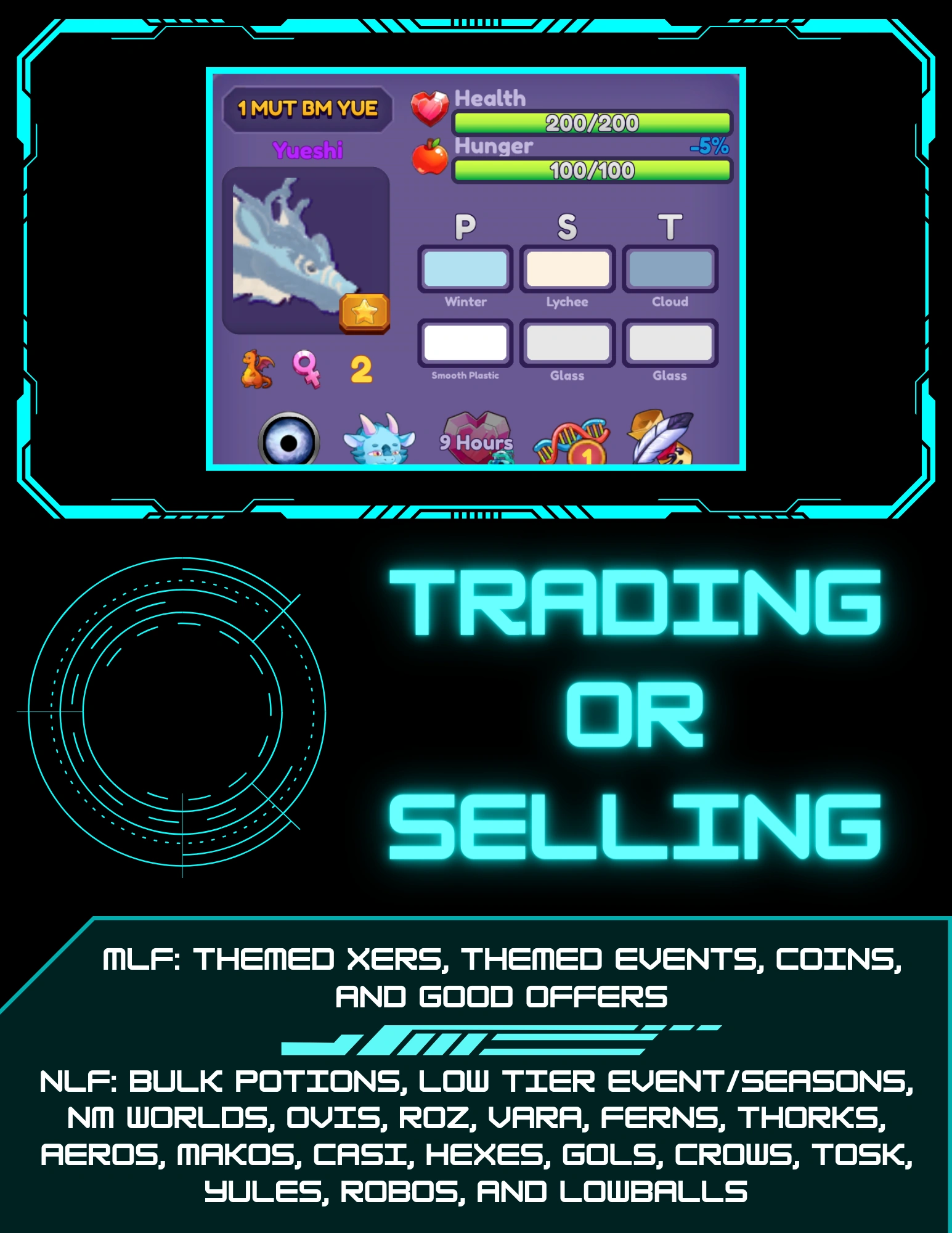 Trading, swapping, selling, and cohatching stuff! | Fandom