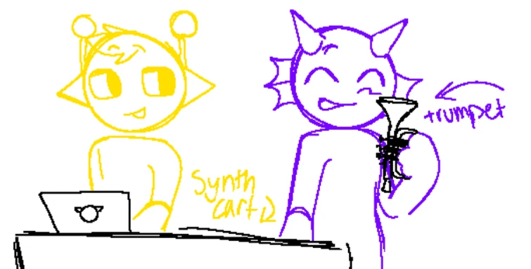 sprunki characters playing their instrument except its marching band ...