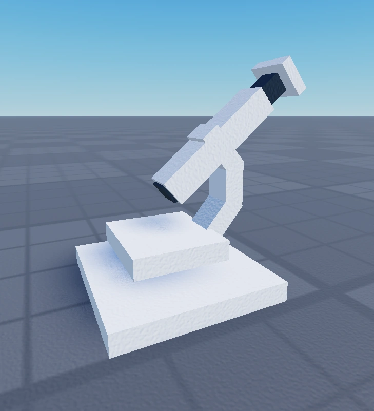 very low poly microscope i made in roblox studio and converted it to ...